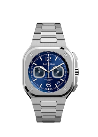 Bell & Ross Erkek Instruments Blue Chrono Kol Saati EU Bell & Ross Erkek Instruments Blue Chrono Kol Saati EU