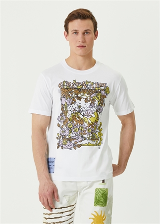 Mcq Erkek Beyaz Figür Desenli T-shirt Xs Eu Mcq Erkek Beyaz Figür Desenli T-shirt Xs Eu