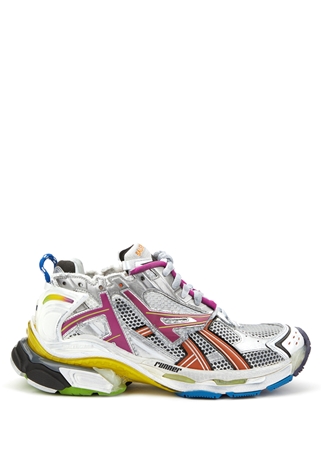 Balenciaga Erkek Gri File Dokulu Kalın Tabanlı Sneaker 42 EU