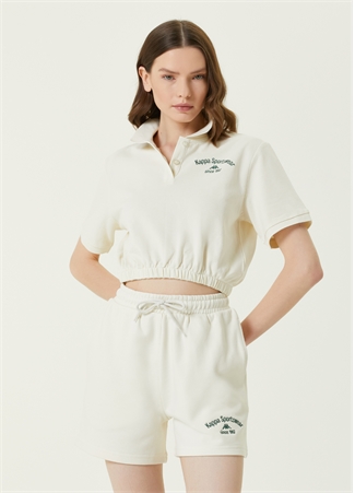 Kappa Kadın Authentic Vasiliss Beyaz Polo Yaka Crop T-shirt S Eu Kappa Kadın Authentic Vasiliss Beyaz Polo Yaka Crop T-shirt S Eu