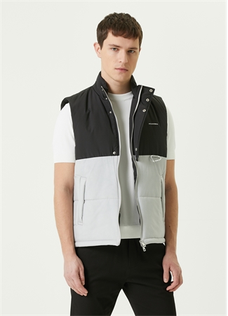 Academia Erkek Colorblocked Puff Yelek Siyah S EU Academia Erkek Colorblocked Puff Yelek Siyah S EU