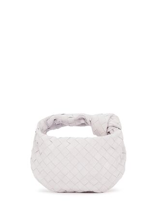 Bottega Veneta Kadın Jodie Lila Örgü Dokulu Deri El Çantası Mor Eu