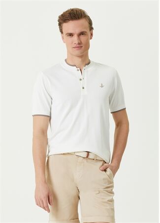 Beymen Club Erkek Beyaz Kısa Kollu Triko S
