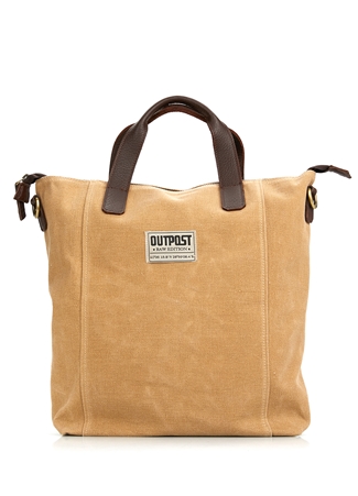 Outpost Erkek Raw Medium Hardal Alışveriş Çantası Sarı EU Outpost Erkek Raw Medium Hardal Alışveriş Çantası Sarı EU