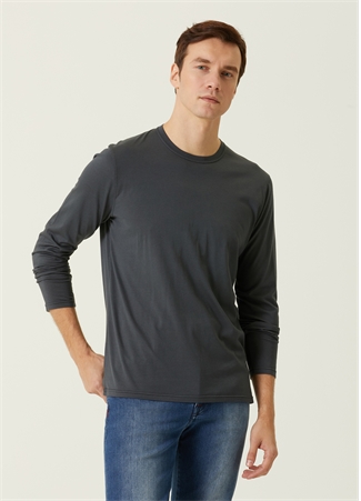 Kiton Erkek Antrasit Triko Gri L EU Kiton Erkek Antrasit Triko Gri L EU