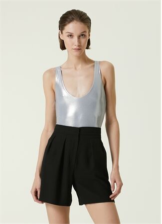 Kadın Silver U Yaka Body Gri M EU