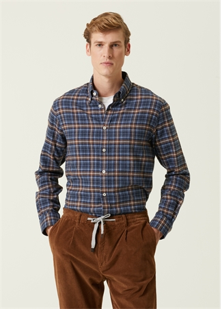 Beymen Collection Erkek Comfort Fit Mavi Ekoseli Gömlek S EU Beymen Collection Erkek Comfort Fit Mavi Ekoseli Gömlek S EU