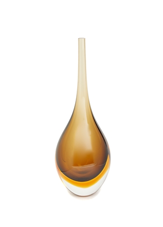 GARDECO Drop Siyah Cam Vazo Gri GARDECO Drop Siyah Cam Vazo Gri