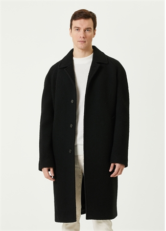 Allsaints Erkek Derby Siyah Yün Palto 36 UK Allsaints Erkek Derby Siyah Yün Palto 36 UK