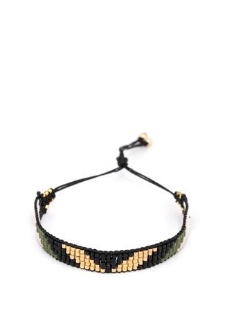 Beadberry Kadın Colorblocked Boncuklu Bileklik EU