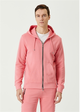Balmain Erkek Pembe Fermuar Detaylı Sweatshirt S EU Balmain Erkek Pembe Fermuar Detaylı Sweatshirt S EU