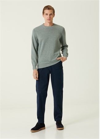 Brunello Cucinelli Erkek Lacivert Yüksek Bel Pantolon 54 IT Brunello Cucinelli Erkek Lacivert Yüksek Bel Pantolon 54 IT