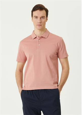 Canali Erkek Pembe Polo Yaka T-shirt 50 IT Canali Erkek Pembe Polo Yaka T-shirt 50 IT