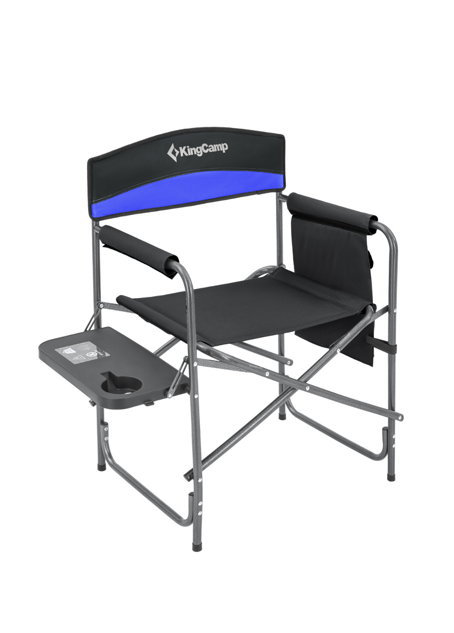 KingCamp - Ash Comfort Mavi Katlanır Kamp Sandalyesi - BLUE