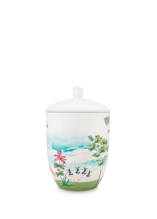 Pip Studio Jolie Beyaz Desenli Porselen Küp