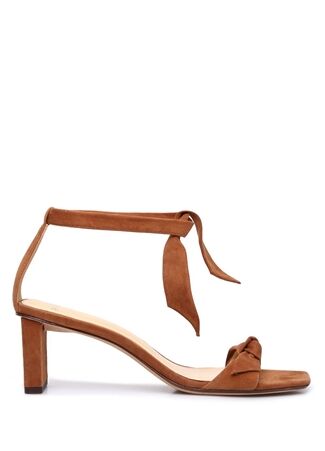 Alexandre Birman Kadın Taba Fiyonk Detaylı Süet Sandalet Turuncu 0 US