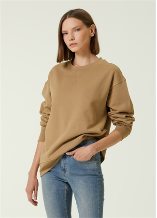 Selected Femme Kadın Vizon Bisiklet Yaka Sweatshirt Bej S EU Selected Femme Kadın Vizon Bisiklet Yaka Sweatshirt Bej S EU