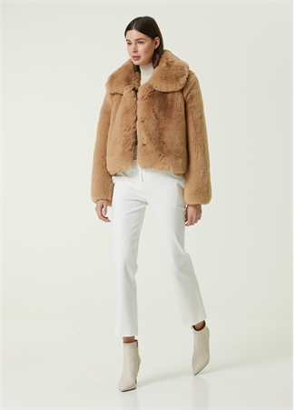 Nisse Kadın Beyaz Fermuar Detaylı Pantolon 36 EU Nisse Kadın Beyaz Fermuar Detaylı Pantolon 36 EU