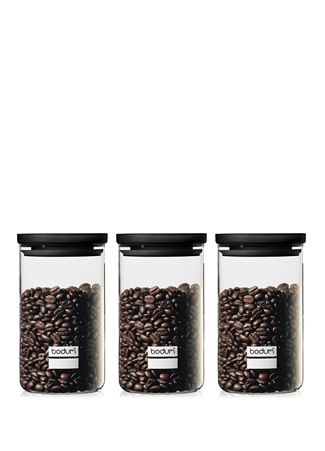 Bodum Kahve Saklama Kabı Seti 3 X 1 Lt Siyah Bodum Kahve Saklama Kabı Seti 3 X 1 Lt Siyah