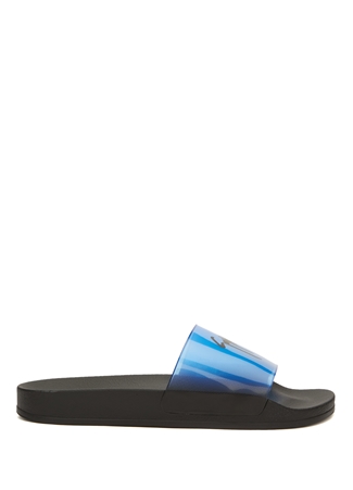 Giuseppe Zanotti Erkek Mavi Logo Detaylı Deri Terlik 42 EU Giuseppe Zanotti Erkek Mavi Logo Detaylı Deri Terlik 42 EU