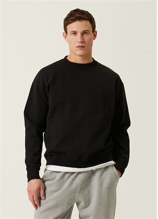 Cdlp Erkek Siyah Logo Nakışlı Organik Pamuk Sweatshirt M EU Cdlp Erkek Siyah Logo Nakışlı Organik Pamuk Sweatshirt M EU