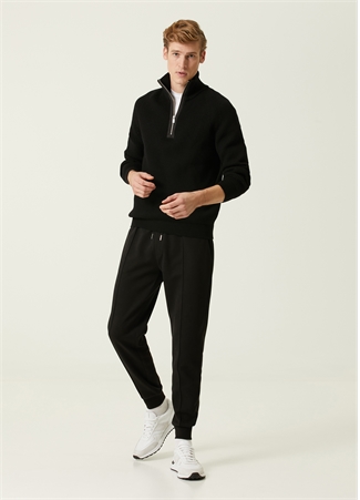 Beymen Collection Erkek Siyah Beli Kordonlu Travel Eşofman Altı S EU Beymen Collection Erkek Siyah Beli Kordonlu Travel Eşofman Altı S EU