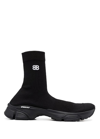 Balenciaga Erkek Siyah Logo Detaylı Çorap Formlu Sneaker 42 EU Balenciaga Erkek Siyah Logo Detaylı Çorap Formlu Sneaker 42 EU