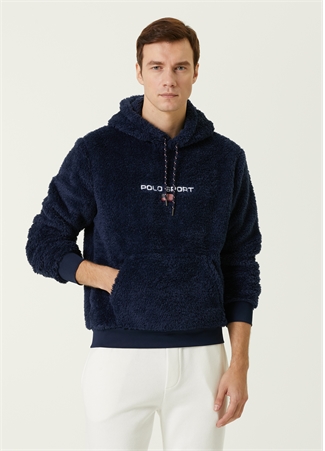 Polo Ralph Lauren Erkek Lacivert Kapüşonlu Logolu Sweatshirt L EU Polo Ralph Lauren Erkek Lacivert Kapüşonlu Logolu Sweatshirt L EU