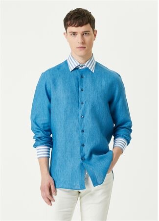 Etro Erkek GÖMLEK Mavi 42 IT
