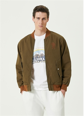 Billionaire Boys Club Erkek Haki Logolu Bomber Mont S Eu Billionaire Boys Club Erkek Haki Logolu Bomber Mont S Eu