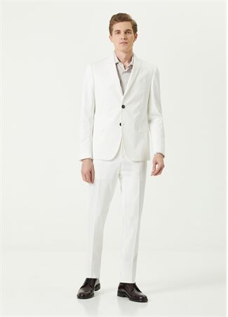 Palzileri Lab Erkek Beyaz Takım Elbise 50 IT