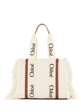 Chloe Kadın Medium Woody Bej Çanta Eu Chloe Kadın Medium Woody Bej Çanta Eu