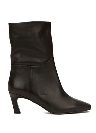 Network Kadın Siyah Deri Bot 36 EU