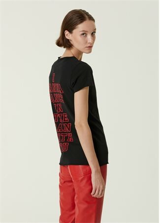 Zadig&Voltaire Kadın TSHIRT Siyah XS EU