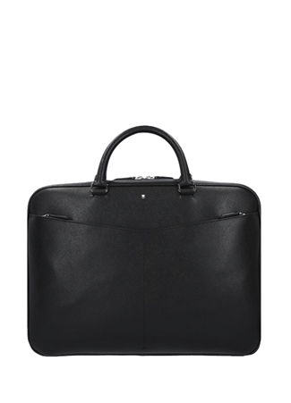 Montblanc Sartorial Medium Siyah Deri Evrak Çantası Eu Montblanc Sartorial Medium Siyah Deri Evrak Çantası Eu