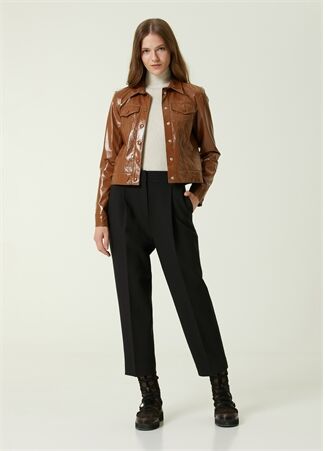 Beymen Club Kadın Siyah Yüksek Bel Pilili Pantolon 38 Beymen Club Kadın Siyah Yüksek Bel Pilili Pantolon 38