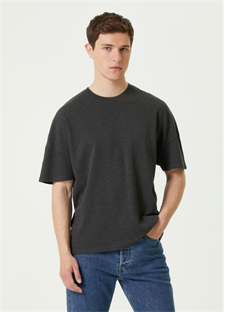 American Vintage Erkek Gulytown Antrasit T-shirt Gri S Eu American Vintage Erkek Gulytown Antrasit T-shirt Gri S Eu