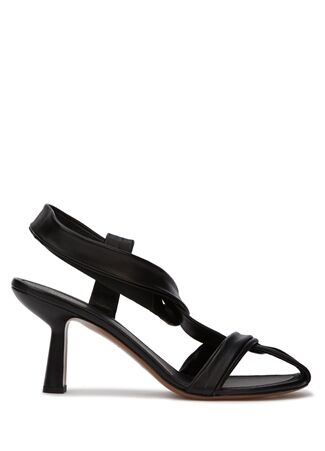 Neous Kadın Proxima Siyah Topuklu Deri Sandalet 36 EU