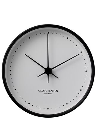 Georg Jensen Hanning Koppel Siyah Duvar Saati Gri