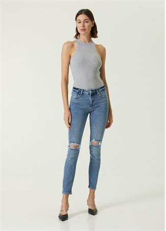 Anine Bing Kadın Gabe Mavi Skinny Jean Pantolon Lacivert 26 US Anine Bing Kadın Gabe Mavi Skinny Jean Pantolon Lacivert 26 US