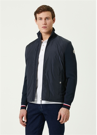 Moncler Erkek Lacivert Triko Garnili Mont M EU