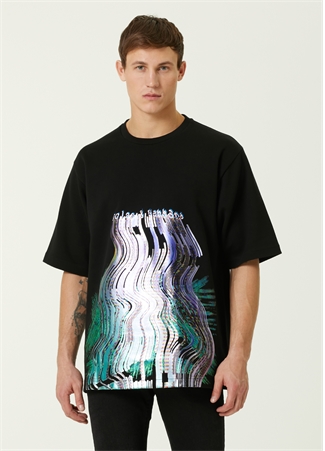 Dolce&Gabbana Erkek Siyah Dijital Desenli T-shirt S EU Dolce&Gabbana Erkek Siyah Dijital Desenli T-shirt S EU