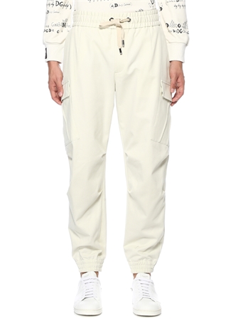 Dolce&gabbana Erkek Beyaz Beli Kordonlu Jogger Kargo Pantolon 52 It Dolce&gabbana Erkek Beyaz Beli Kordonlu Jogger Kargo Pantolon 52 It