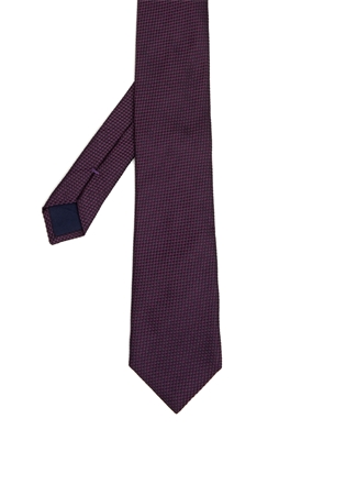 Corneliani Erkek Colorblocked Desenli İpek Kravat EU Corneliani Erkek Colorblocked Desenli İpek Kravat EU