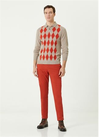 Hemington Erkek Tom Turuncu Pantolon 36 EU