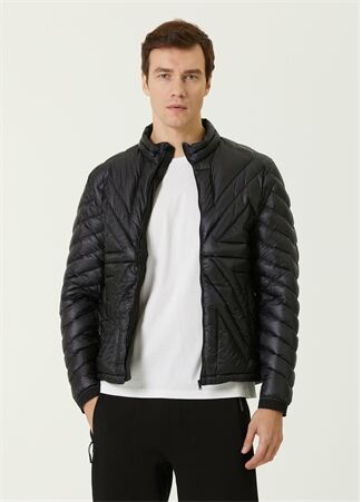 Isaora Erkek 5D Siyah Kapitoneli Ceket S EU
