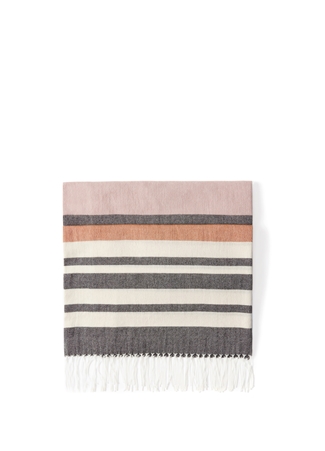 Missoni Home Aldo Colorblocked Şeritli Throw Çok Renkli Missoni Home Aldo Colorblocked Şeritli Throw Çok Renkli