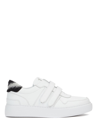 Beymen Club Kadın Beyaz Kuş Logolu Topuğu Desenli Deri Sneaker 37 Beymen Club Kadın Beyaz Kuş Logolu Topuğu Desenli Deri Sneaker 37