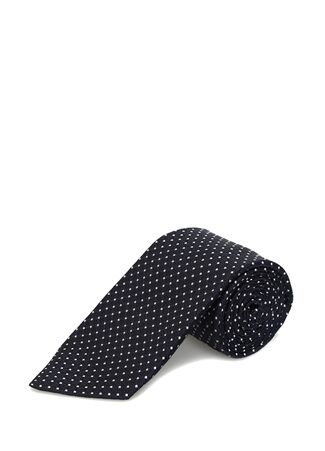 Kiton Erkek Lacivert Mikro Desenli İpek Kravat EU Kiton Erkek Lacivert Mikro Desenli İpek Kravat EU