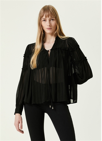 Network Kadın Regular Fit Siyah Gömlek M EU Network Kadın Regular Fit Siyah Gömlek M EU